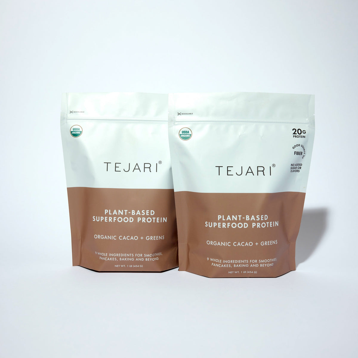 Organic Cacao + Greens Bundle | 20g Plant-Based Protein | Tejari ...