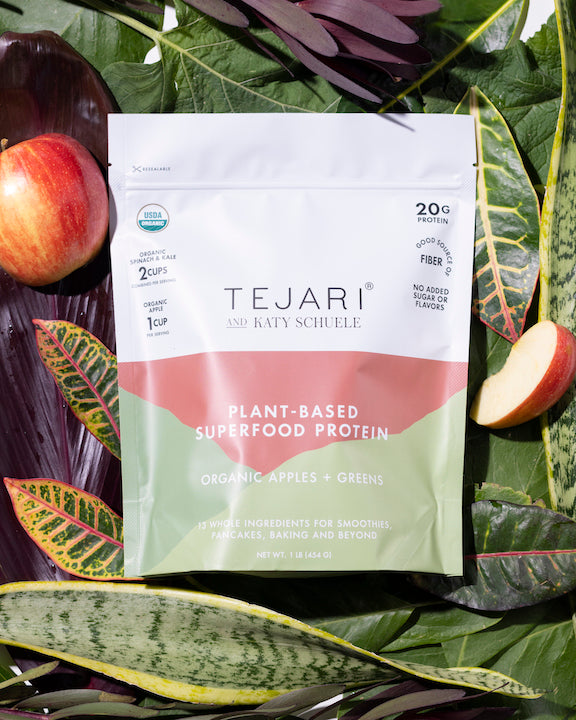 Organic Apples + Greens | 20g Plant-Based Protein Powder | Tejari ...